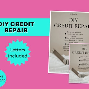 Ultimate DIY Credit Repair Ebook – Improve Credit Score Fast With Fill ...