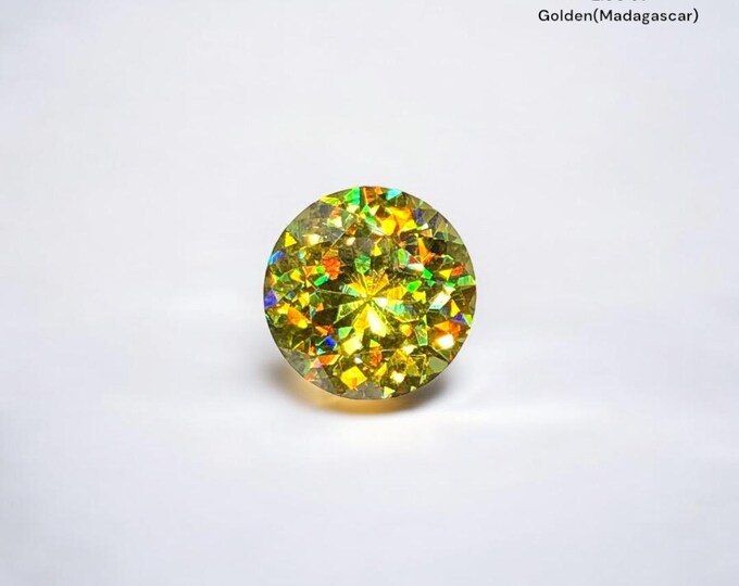 Fire Packed Beautiful Sphene 2.00 Ct Titanite Round Gemstone Jewelry ...