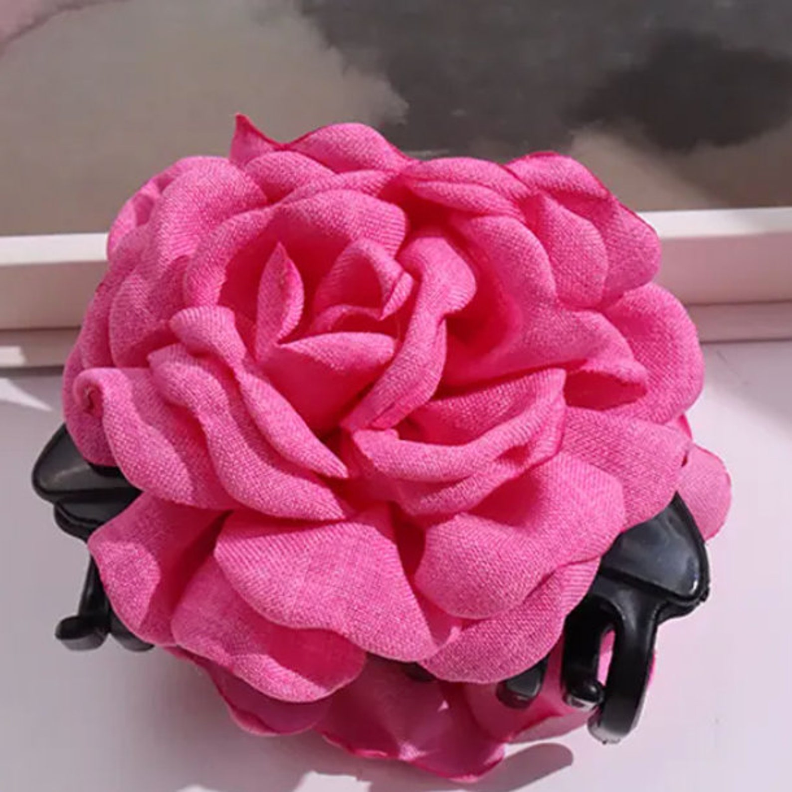 Big Flower Hair Clip Portuguese Girl Hair Clip Rose Hair Piece Hair Big Flower Hair Clip Portuguese Girl Hair Clip Rose Hair Piece Hair