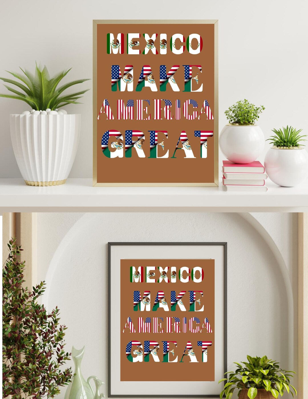 Mexico Make America Great Poster Digital Mexican-usa Editable on Canva ...