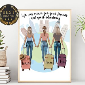 Gift for Friend Digital Download Travel Buddies Gift Ideas - Etsy