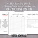 DJ Wedding Template, Fillable Wedding Form, Printable PDF, Digital ...
