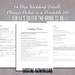 DJ Wedding Template, Fillable Wedding Form, Printable PDF, Digital ...