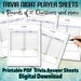 Trivia Night Sheets, Trivia Team Answer Sheets, Printable Pdf, US ...