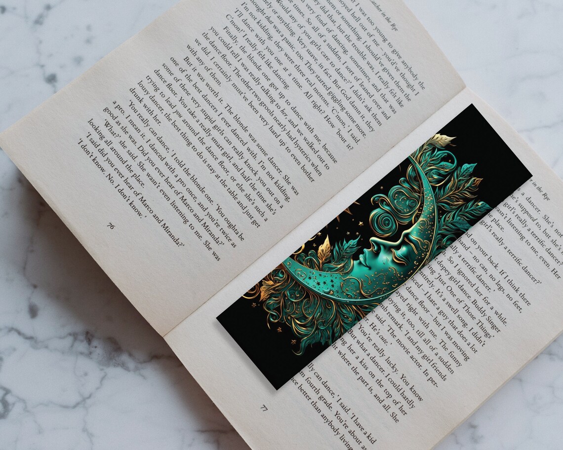 Celestial Bookmarks Set of 5 Printable Bookmarks Sun and - Etsy