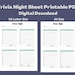Trivia Answer Sheet, Trivia Night Player Sheet, Trivia Sheets, Print ...