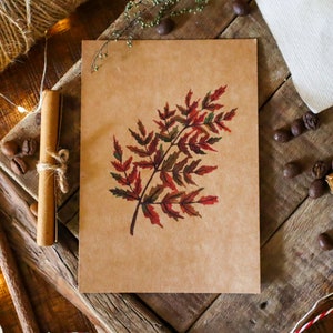 Cozy Autumn Postcards Set of 6 for Nature Lover Rustic Postcards for ...