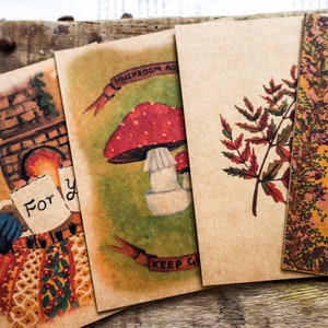 Cozy Autumn Postcards Set of 6 for Nature Lover Rustic Postcards for ...