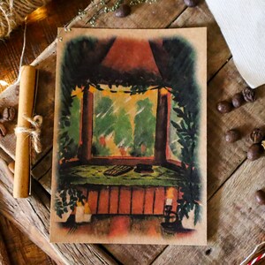 Cozy Autumn Postcards Set of 6 for Nature Lover Rustic Postcards for ...