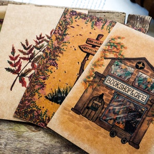 Cozy Autumn Postcards Set of 6 for Nature Lover Rustic Postcards for ...