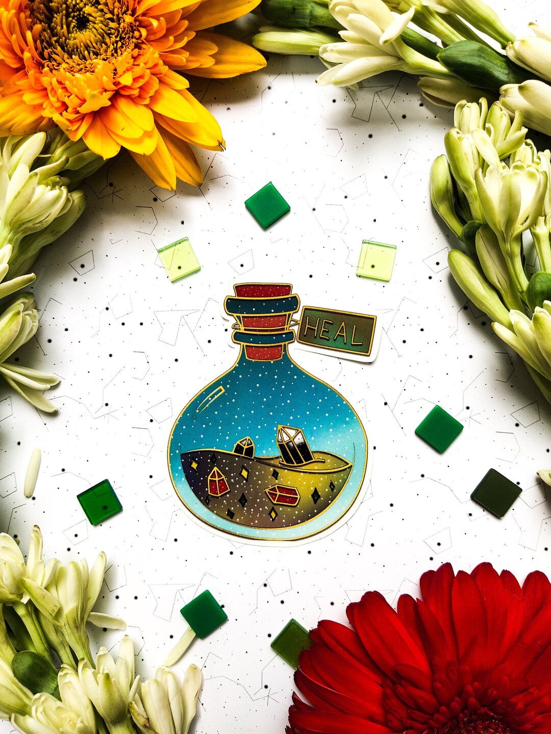 Magic Healing Potion Sticker for Self Healing and Recovery Self Love ...