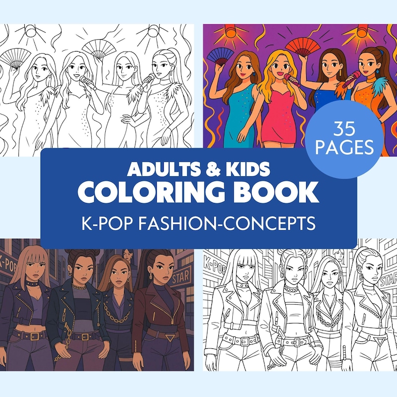 Skzoo Coloring Pages - Etsy