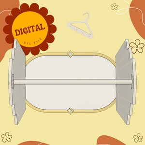 Earring Stand STL Digital File, Earring Holder Digital Download STL ...