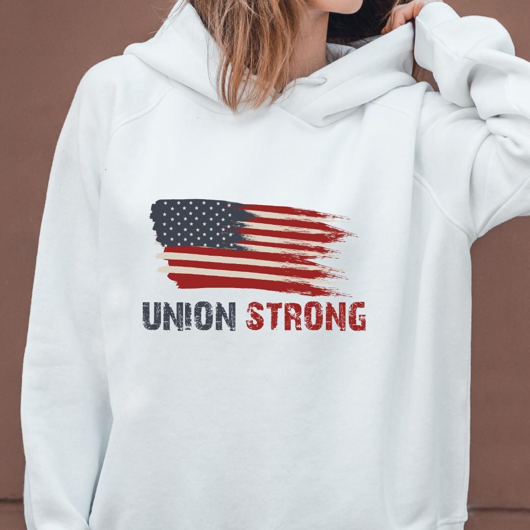 Union Strong Vintage USA Flag Proud Labor Day Svg,dxf,png,eps,jpg,and ...