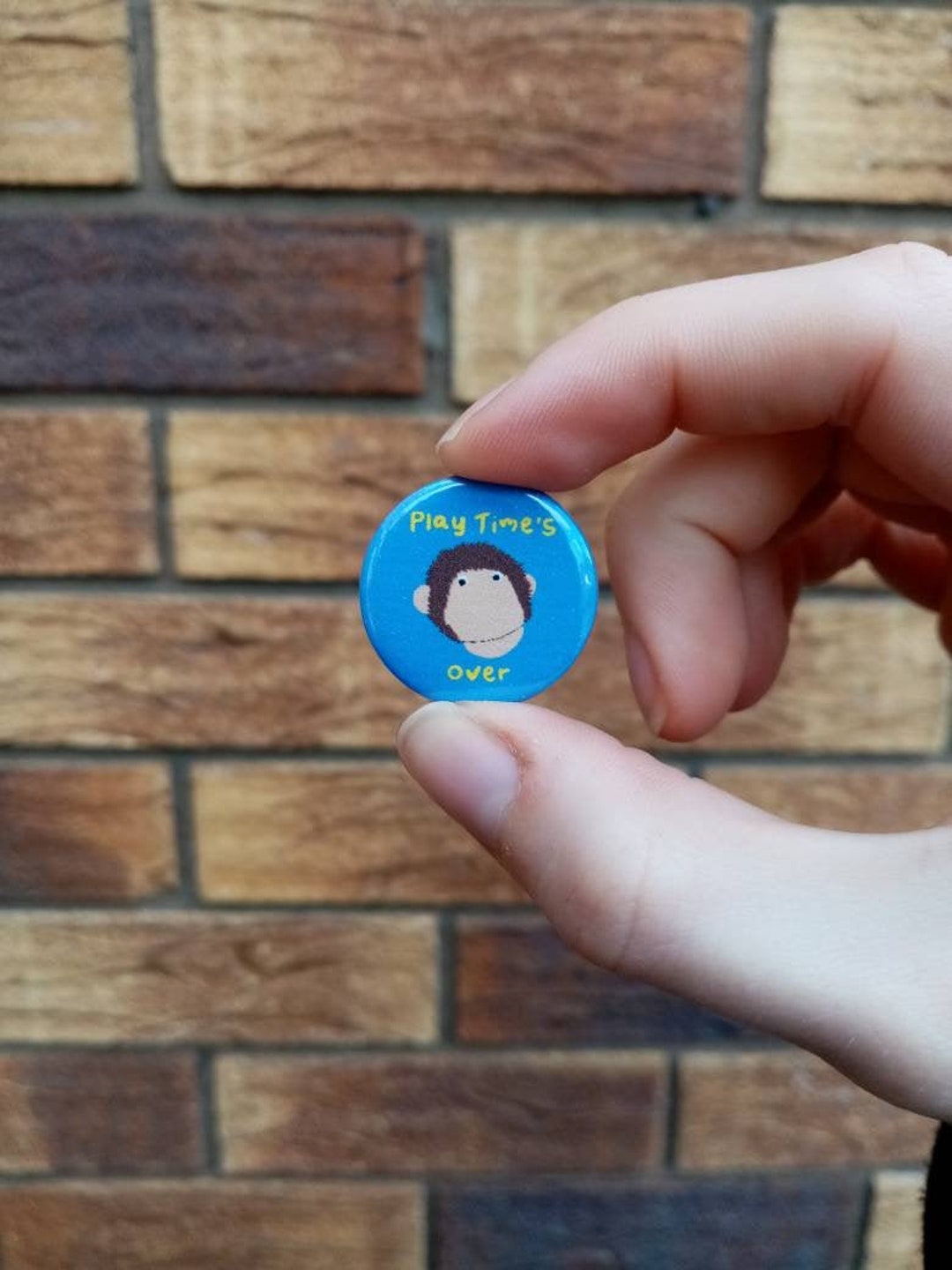 Play Time's Over Hot Fuzz Badge / 1 Inch Diameter / Film Pin Badge ...