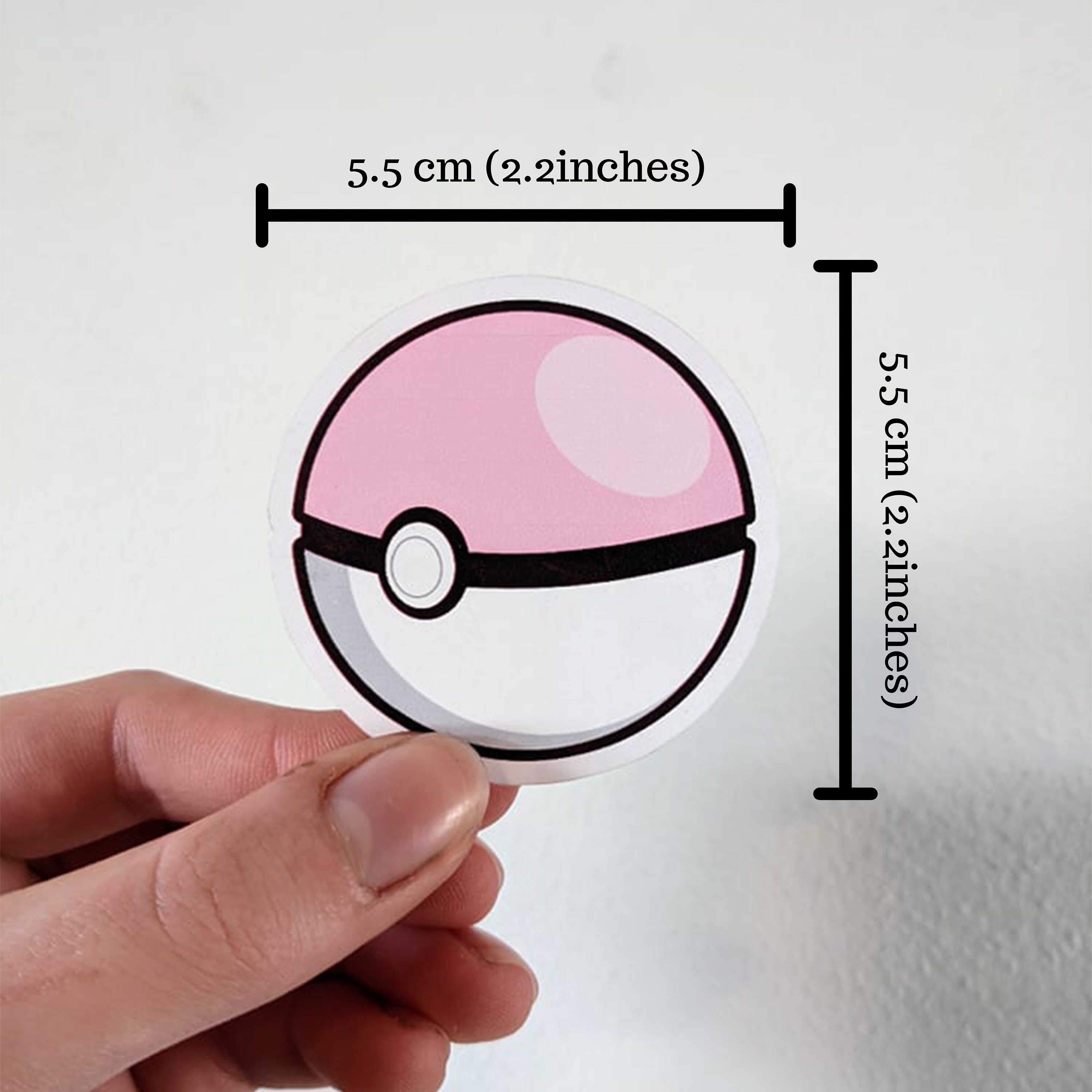 Pokémon Poké Ball Stickers / Pastel Colours / 5.5cm Diameter / - Etsy ...