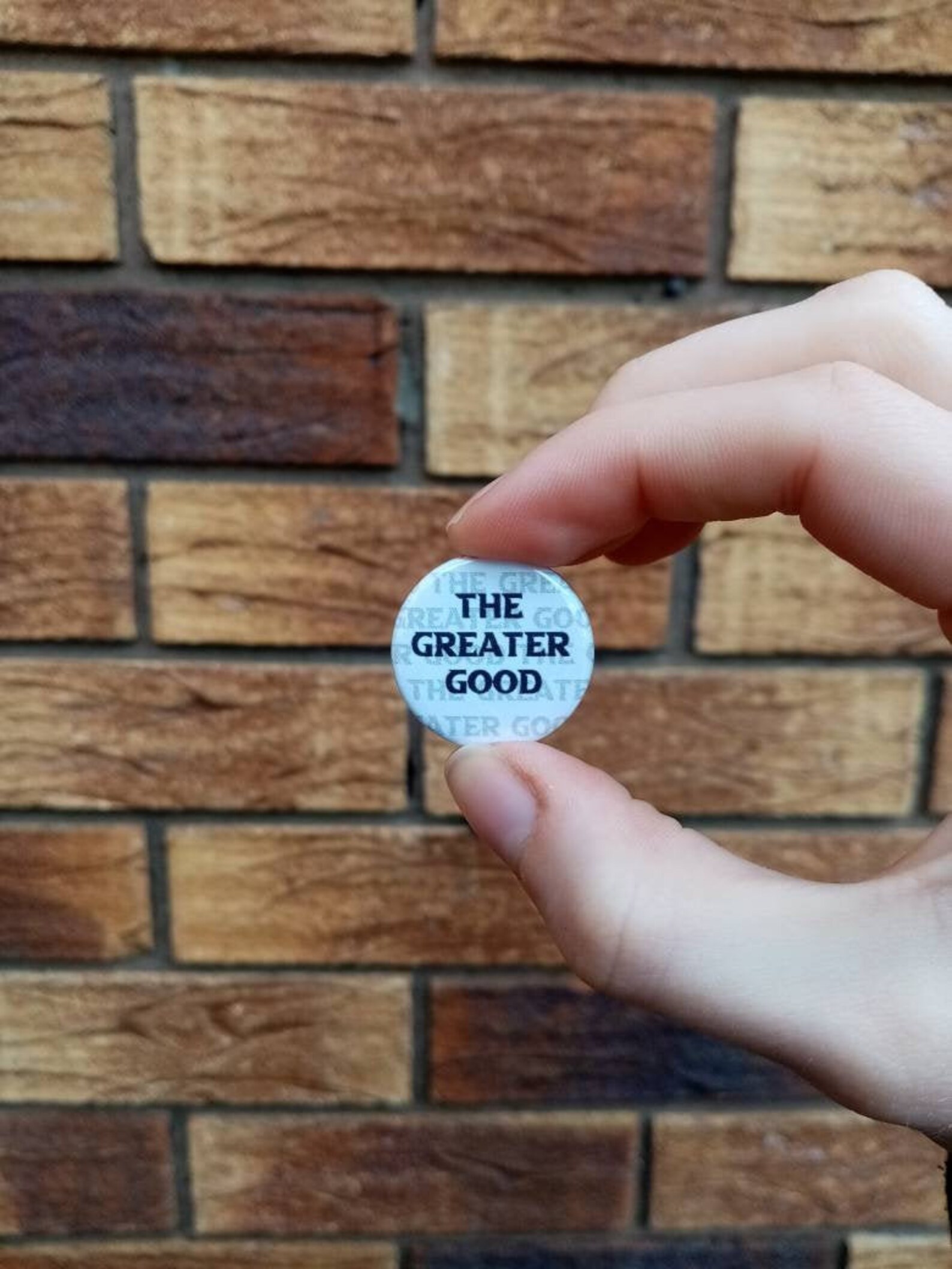 The Greater Good Hot Fuzz Badge / 1 Inch Diameter / Film | Etsy