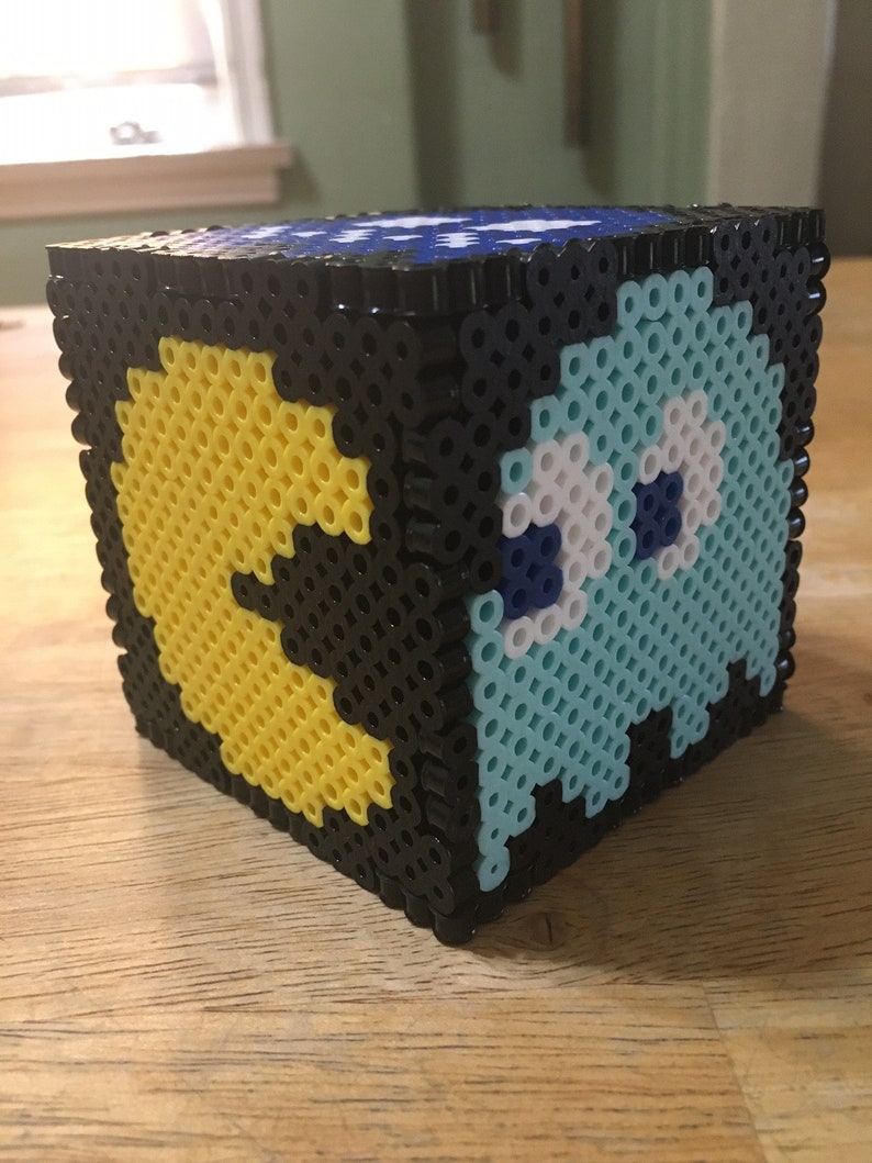 Perler Bead PAC-MAN Cube - Etsy