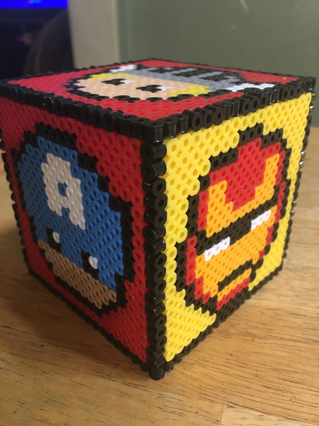 Perler Bead Marvel Cube - Etsy
