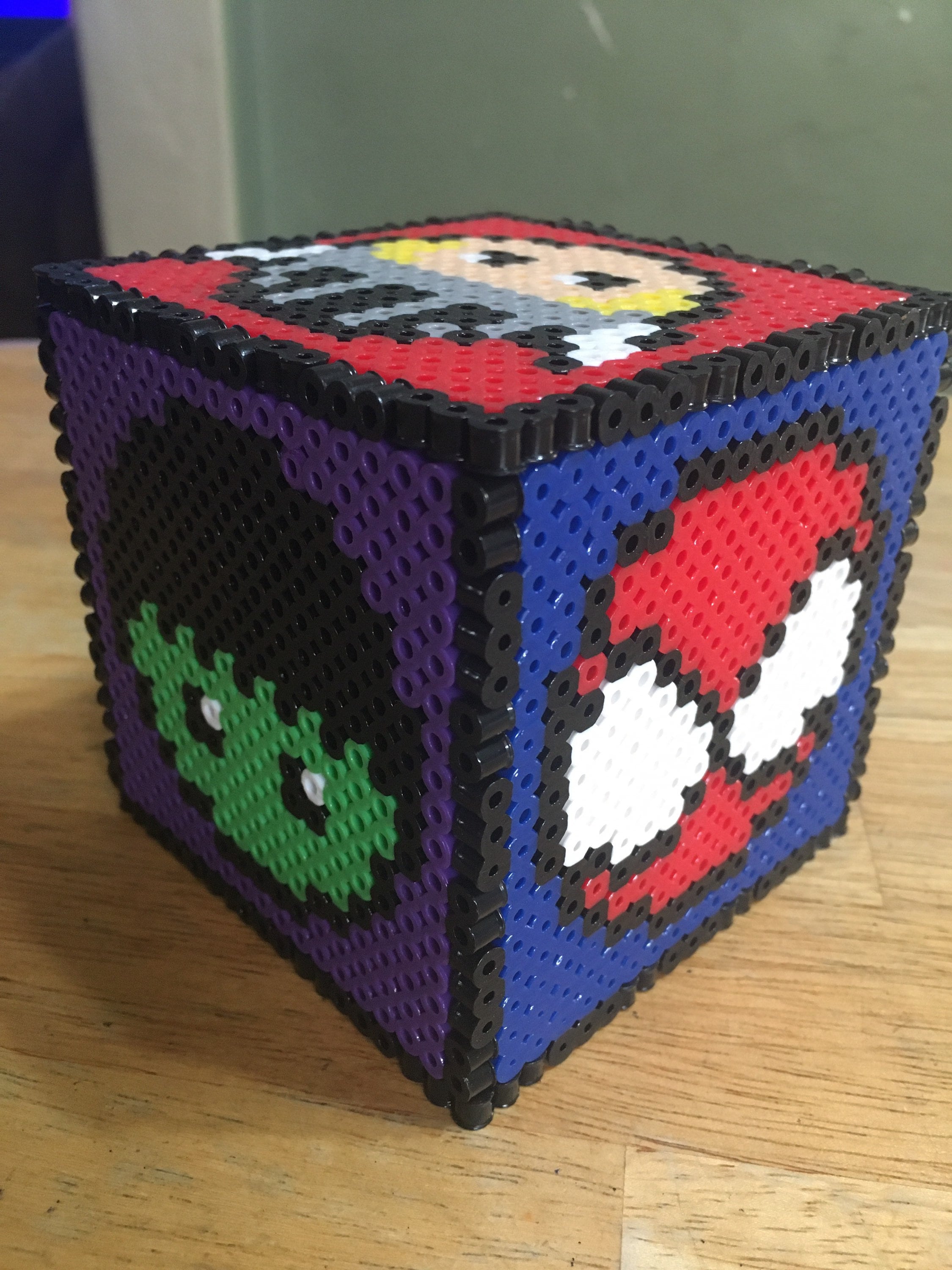 Perler Bead Marvel Cube - Etsy