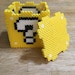 Perler Bead Super Mario Question Mark Cube - Etsy