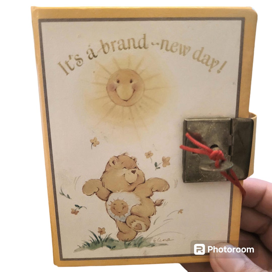Vintage 1983 Care Bears Diary With Keys - Etsy