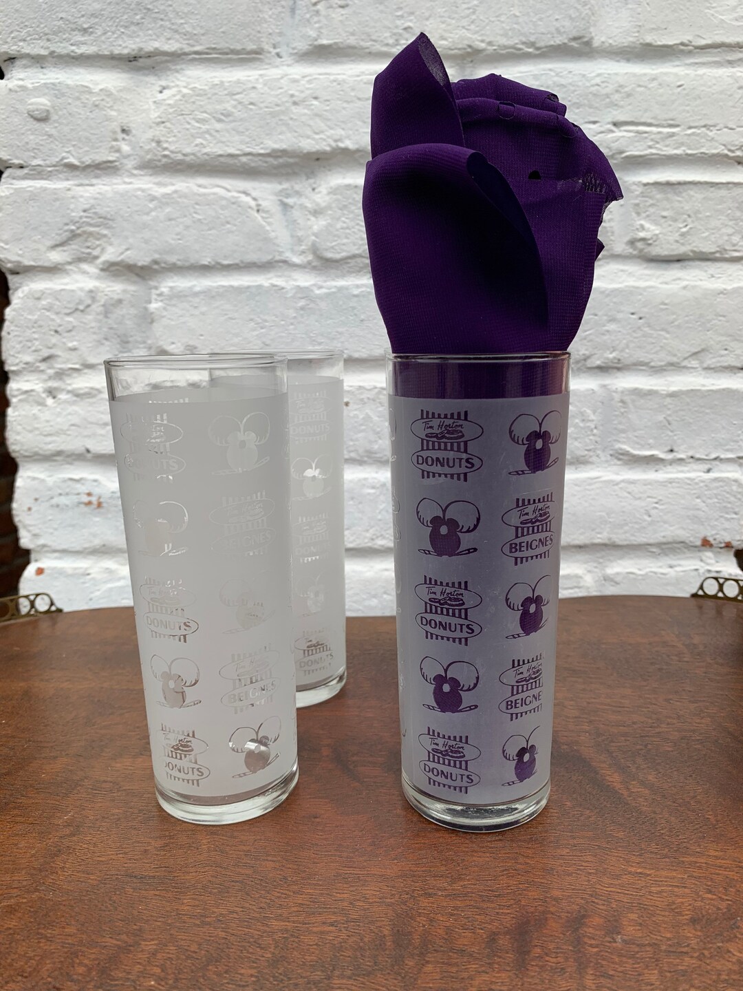 Tim Hortons Vintage Tall Timbits Coffee Donuts Sign Logo Frosted ...