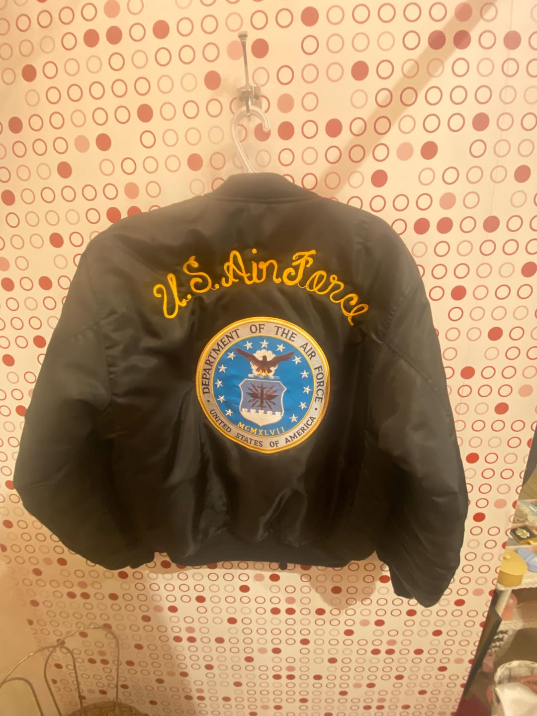 Vintage U.S. Air Force Bomber Jacket – Military Flight Jacket With ...
