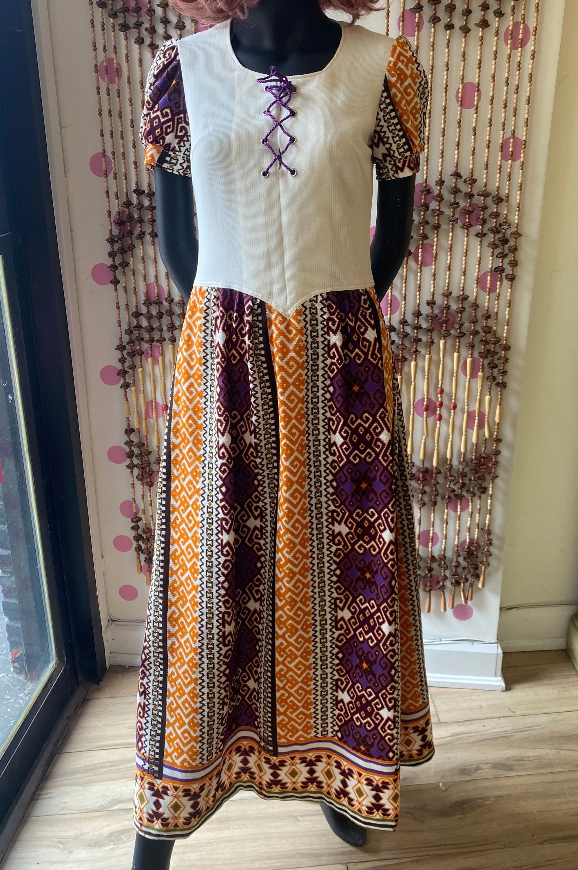 Vintage ESBI German Style Dress, Dirndl Dress, Bavarian Dress, Medieval ...