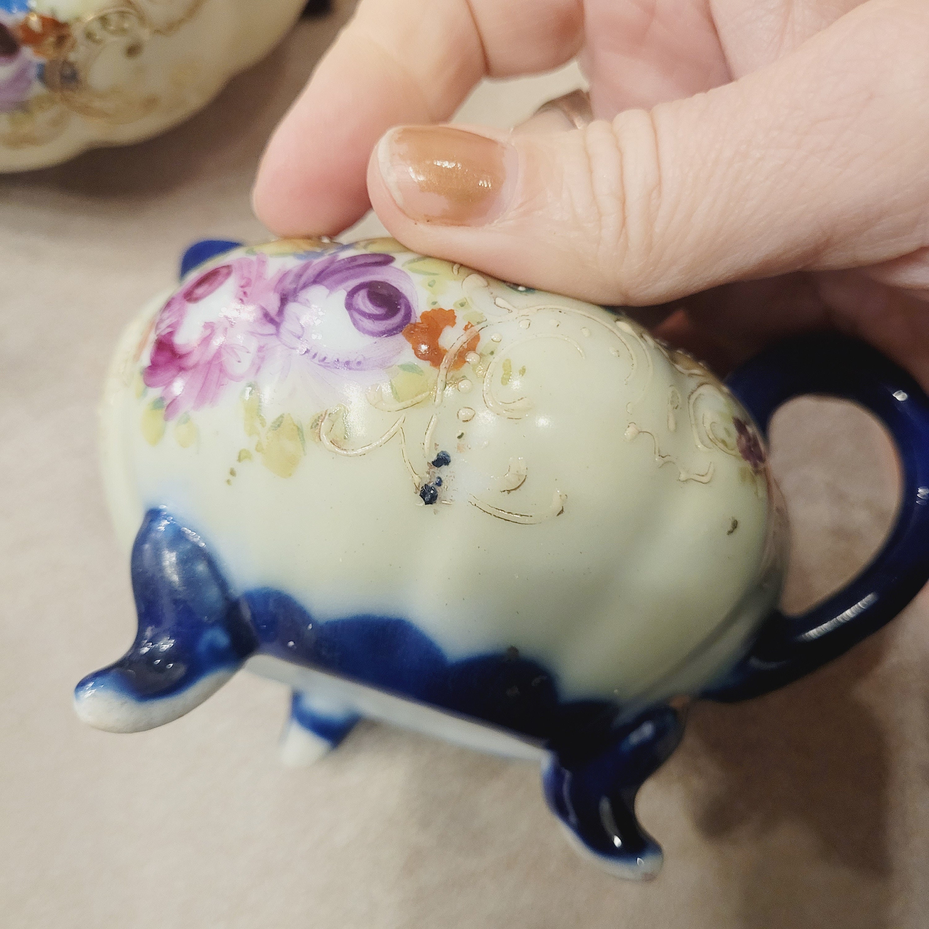 Antique Hand Painted Royal Nippon Tea Set - Etsy