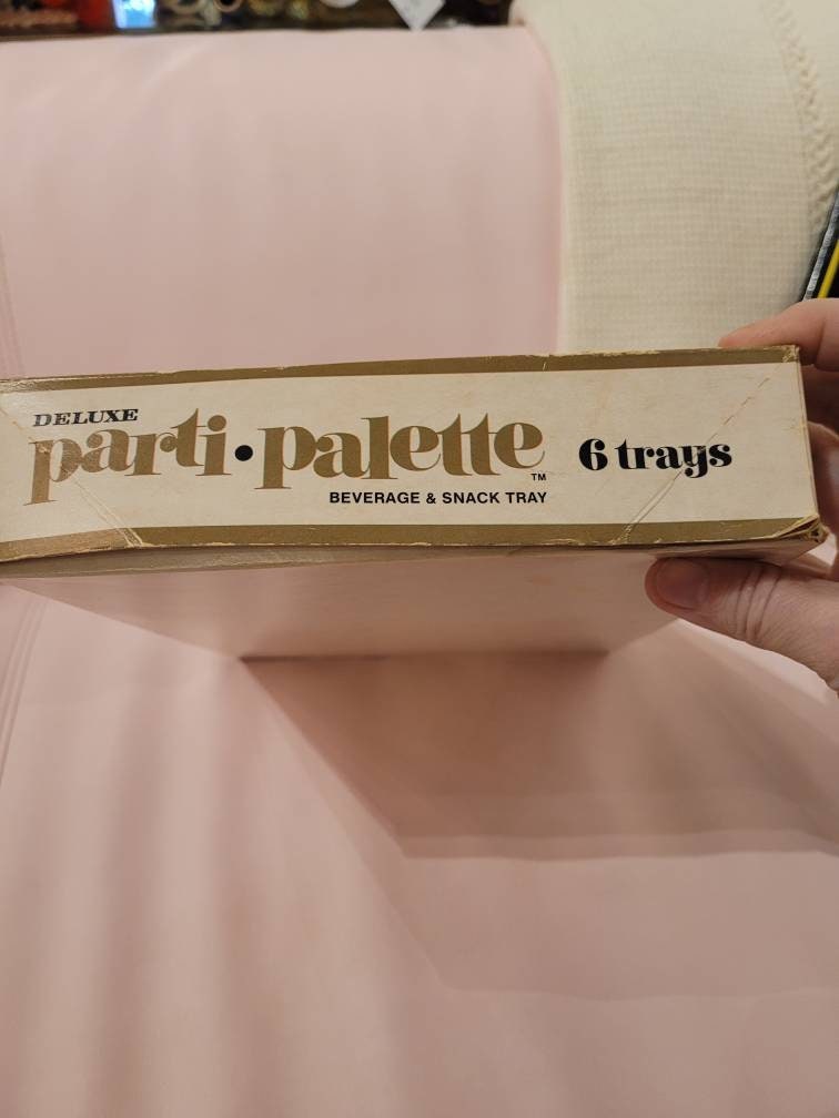 Deluxe Parti-palette Beverage & Snack Tray - Etsy