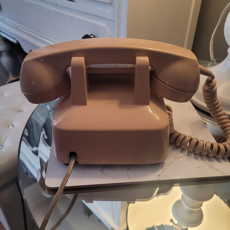 Vintage 1980s Push Button Desk Phone – Beige / Taupe | Northern Telecom ...