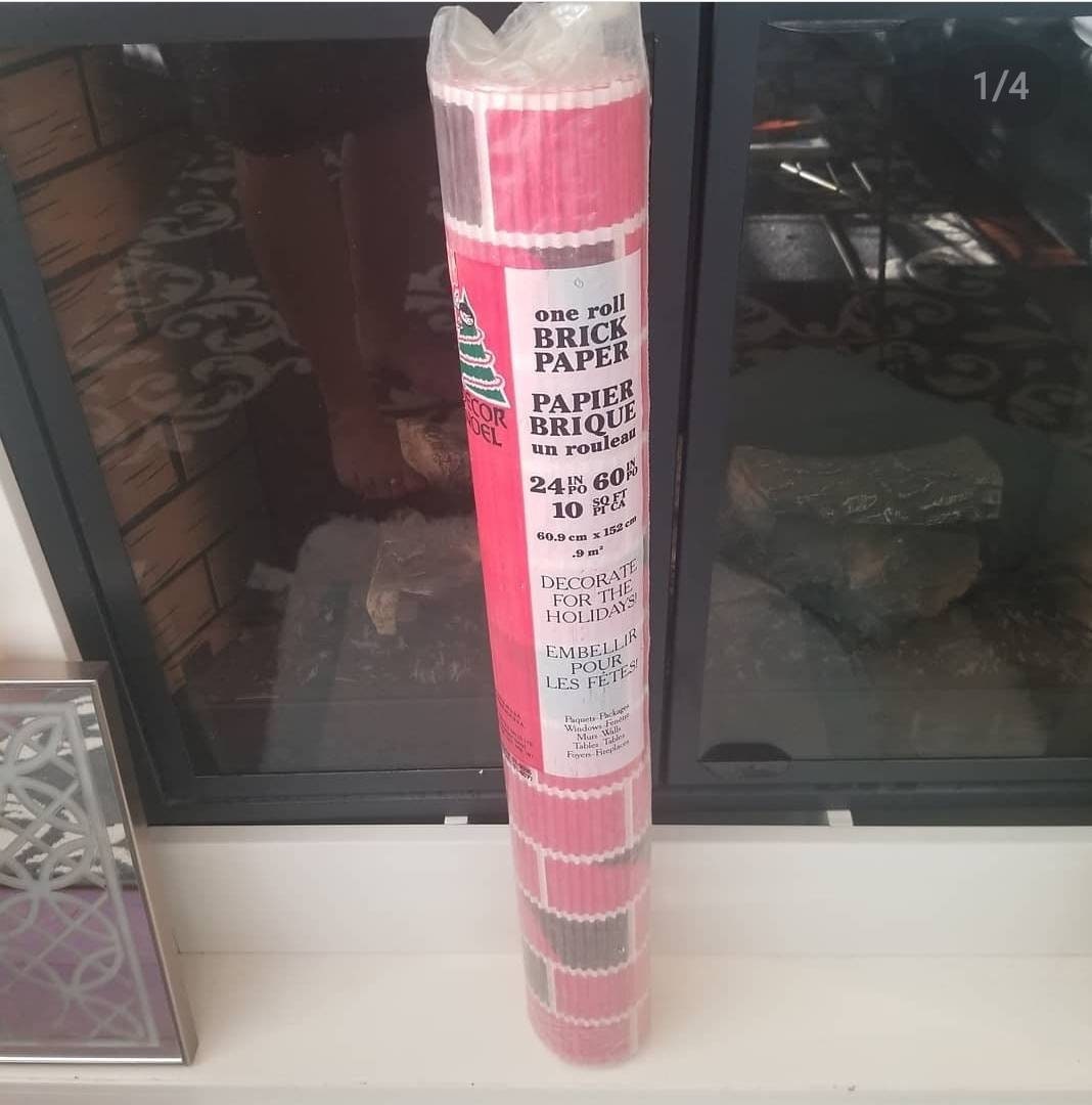 Vintage Corrugated Red Brick Paper - Etsy