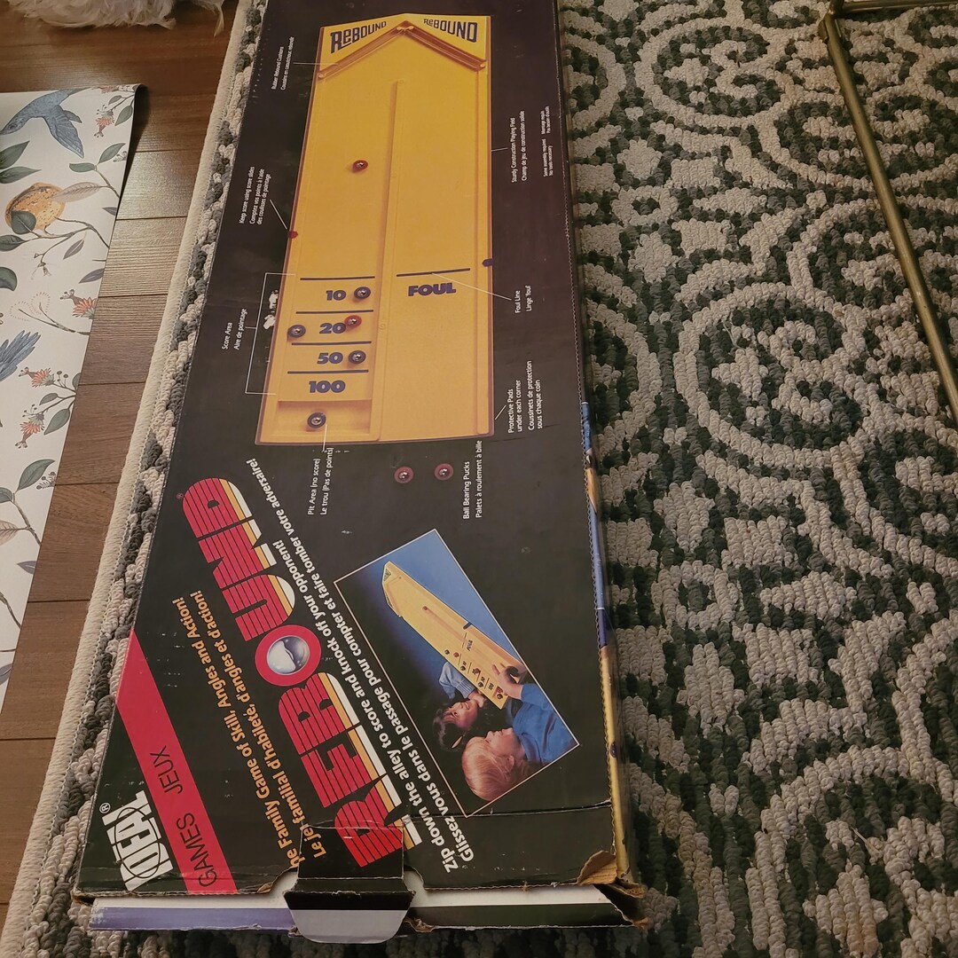 1986 Vintage Rebound Game With Box - Etsy
