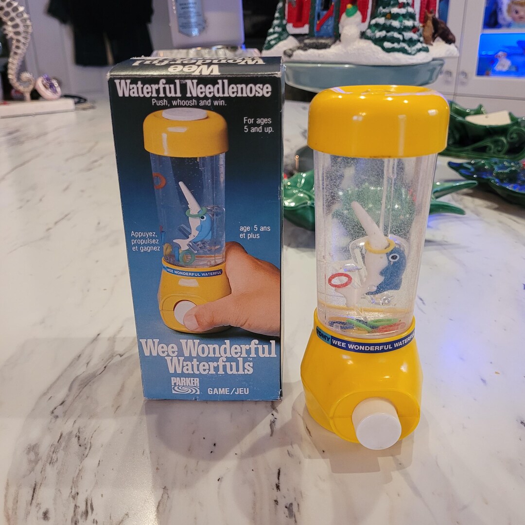 Vintage Wee Wonderful Waterfuls Needlenose Push, Whoosh and Win 1977 ...