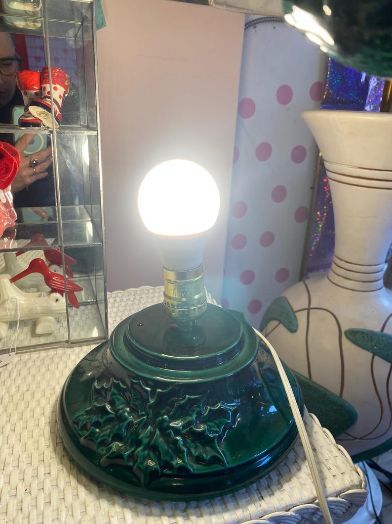 Vintage Ceramic Light-up Christmas Tree – 18.5” Tall – Multicolor Bulbs ...