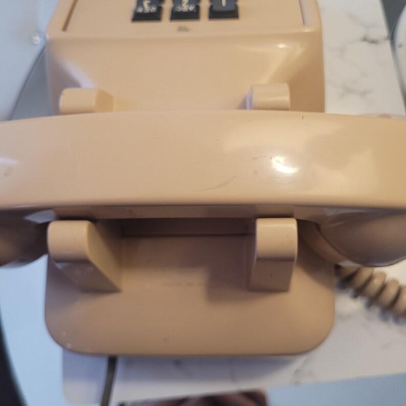 Vintage 1980s Push Button Desk Phone – Beige / Taupe | Northern Telecom ...