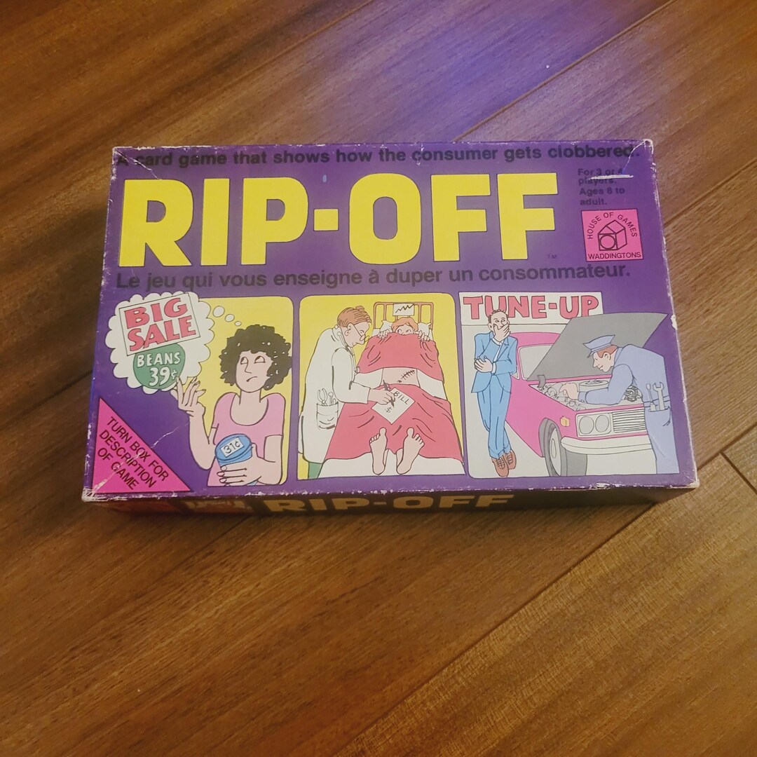 Rare 1975 Rip-off Game Waddingtons House of Games - Complete - Etsy