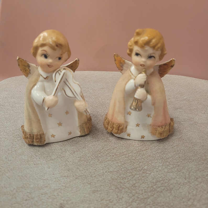 Set of Vintage 1950s Porcelain Angels Maybe Napco - Etsy