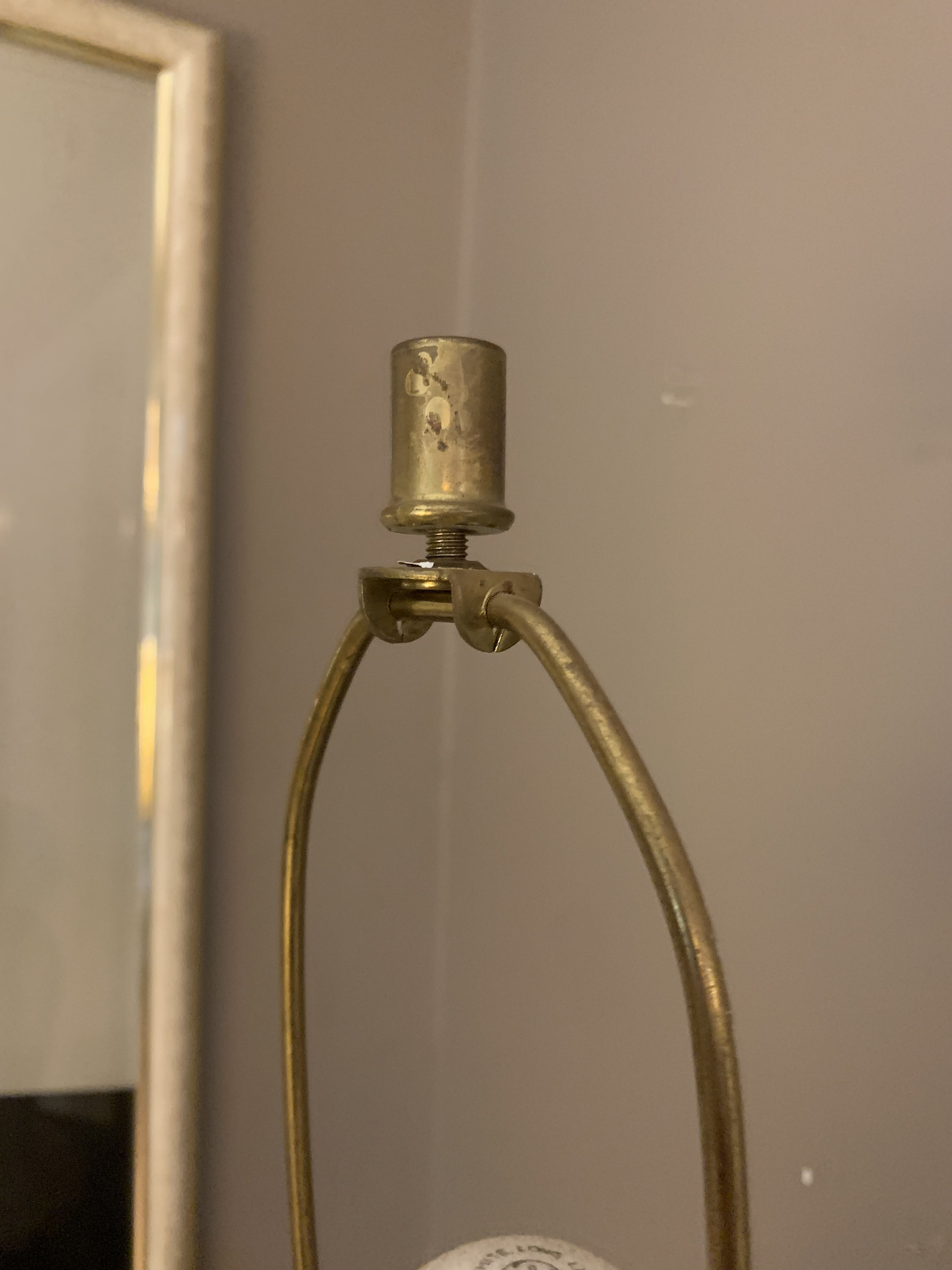 Vintage White Wicker Bell Shaped Lamp and Shade - Etsy