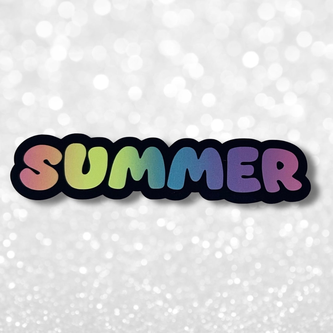 Personalised Bubble Name Vinyl Decal Label Stickers - for Gifts ...