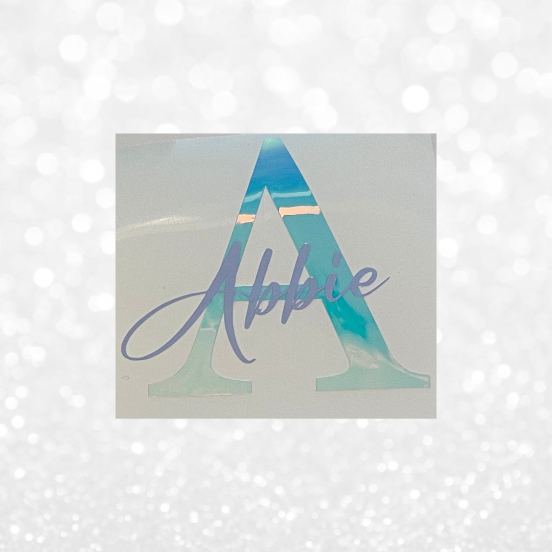 Personalised Custom Name Sticker Vinyl Decal Custom Vinyls Personalised ...