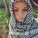 Keffiyeh Palestinian Style Head Wrap Military Scarf Shemagh Desert ...