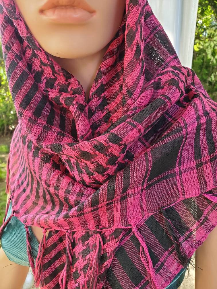 Keffiyeh Palestinian Style Head Wrap Military Scarf Shemagh Desert ...