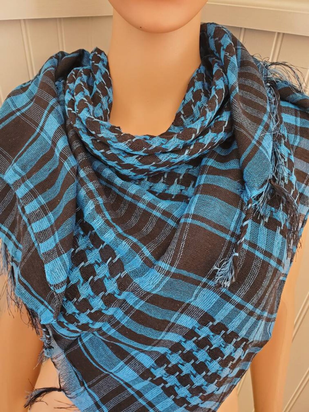 Keffiyeh Palestinian Style Head Wrap Military Scarf Shemagh Desert ...