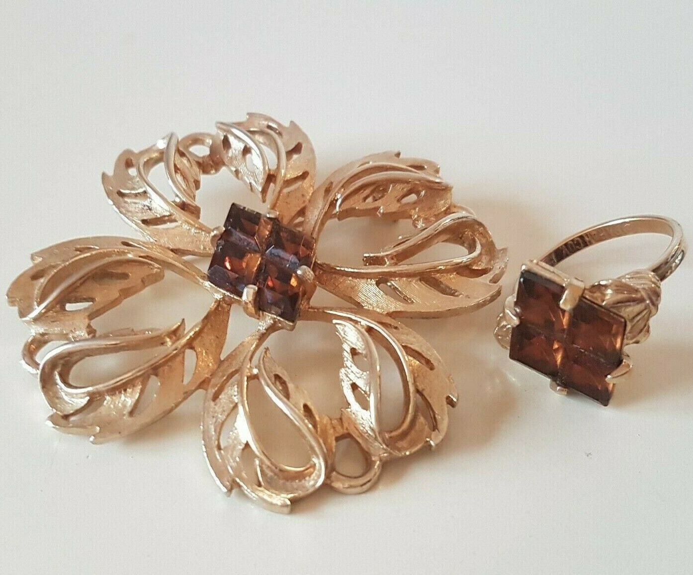 Vintage 70s Signed Sarah Coventry Ring - Etsy UK