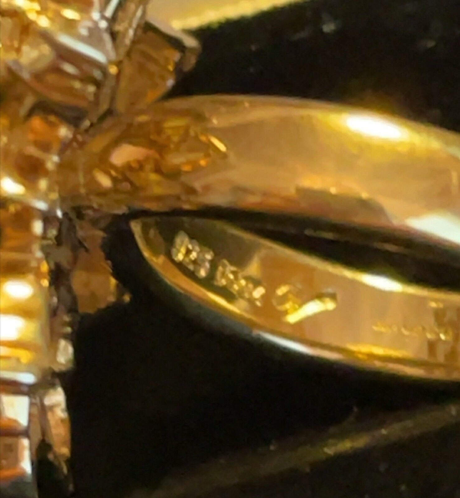 Silver QVC Signed Cocktail Ring Diamonique Cubic Zirconia - Etsy UK