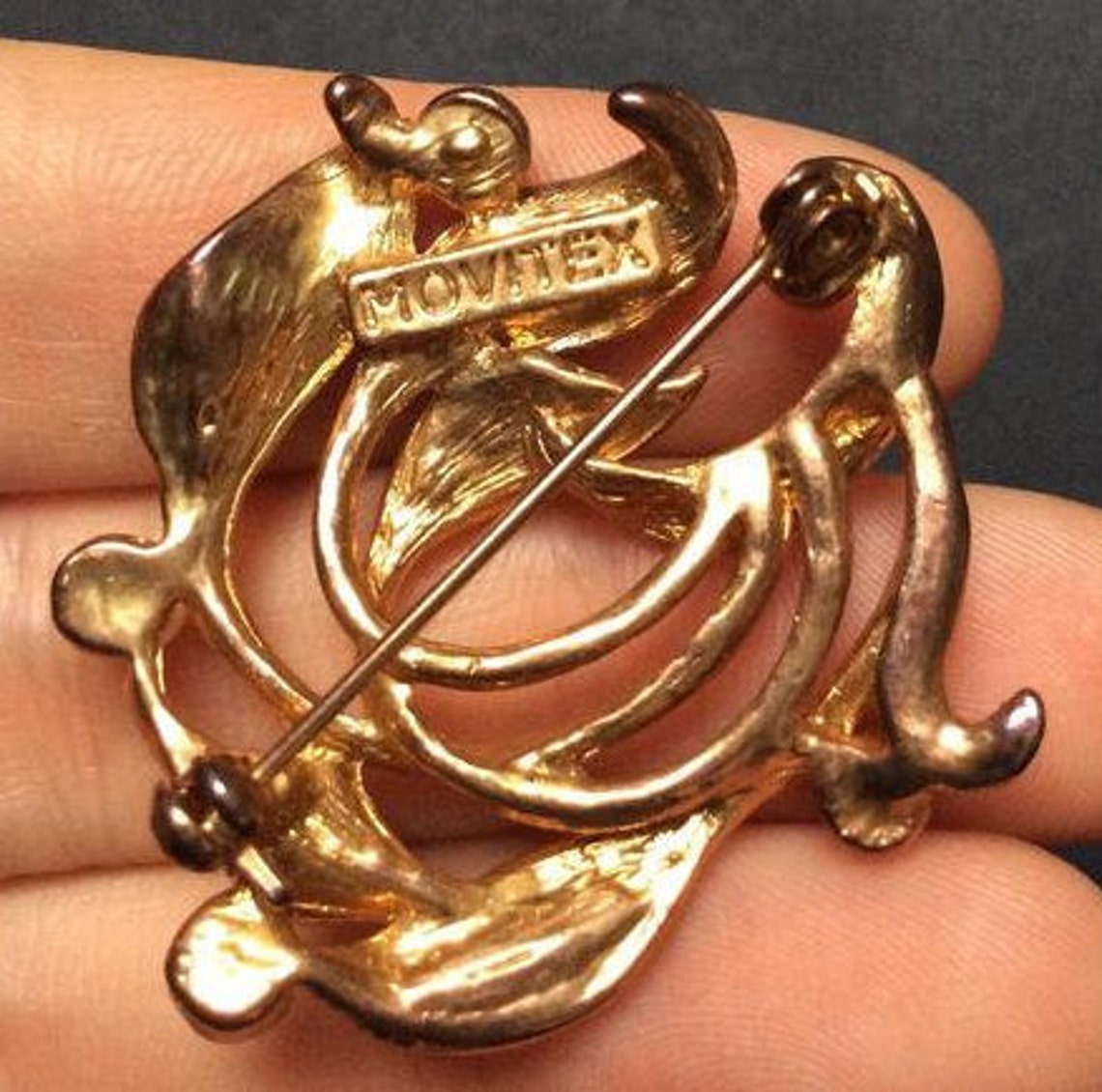 Vintage Movitex Lily Brooch - Etsy UK