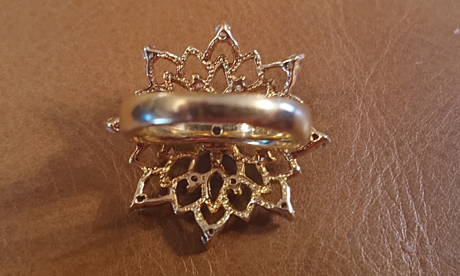 Silver QVC Signed Cocktail Ring Diamonique Cubic Zirconia - Etsy UK