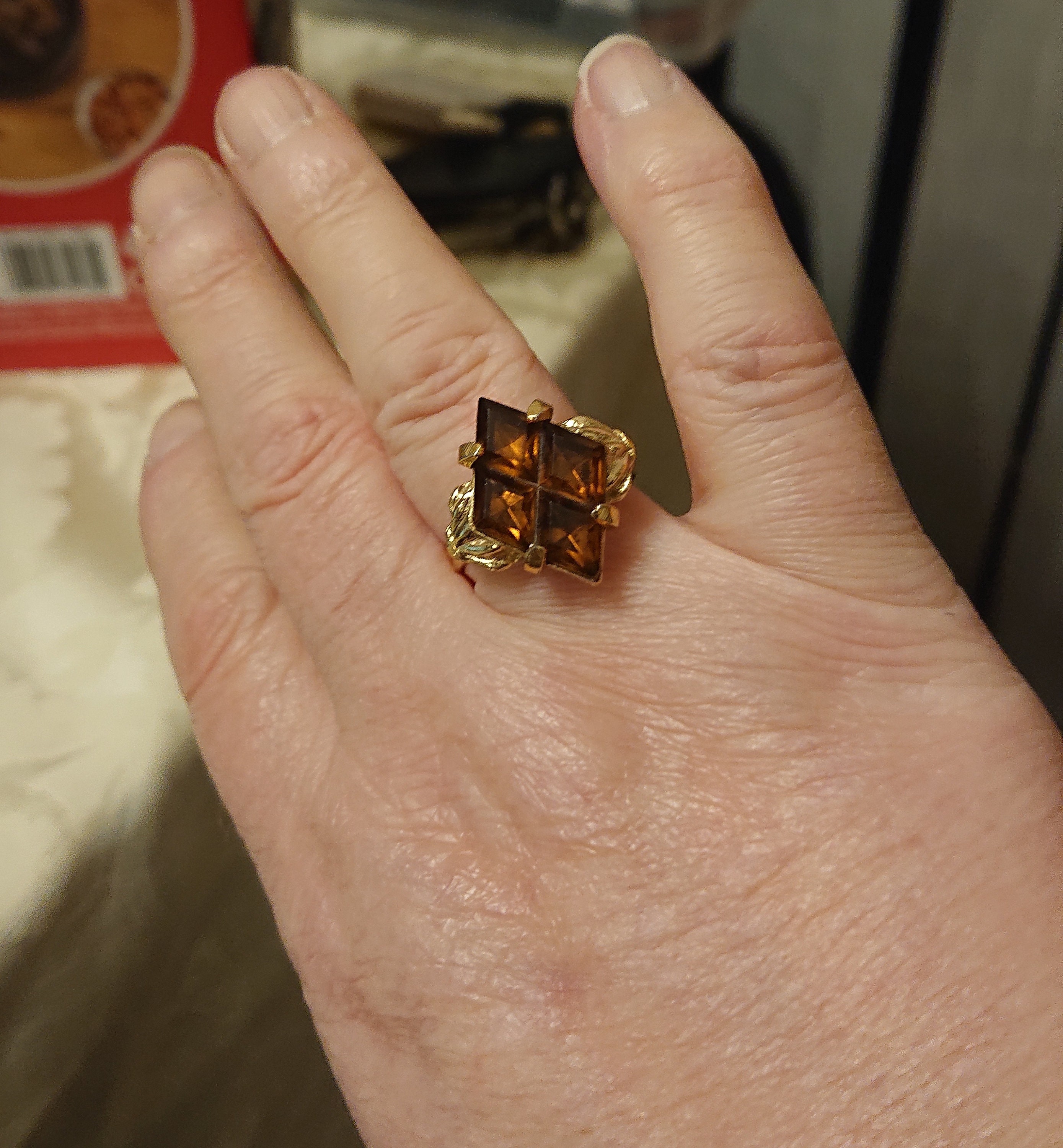 Vintage 70s Signed Sarah Coventry Ring - Etsy UK